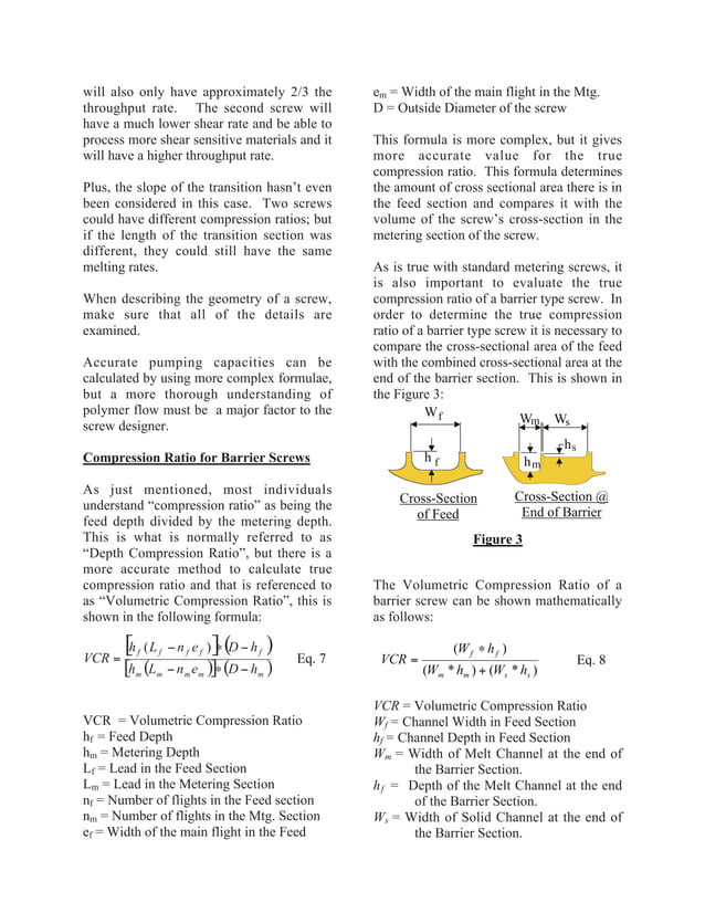 Basic Screw Geometry: Things Your Extruder Screw Designer Never Told ...