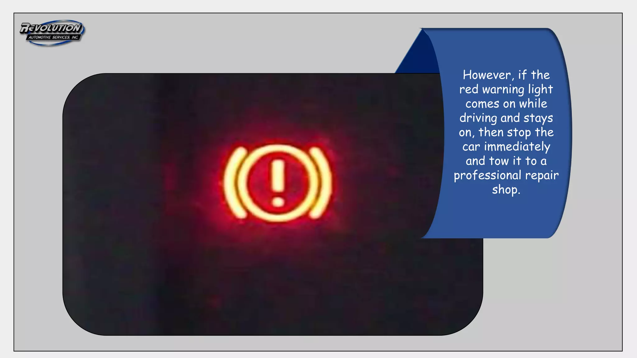 Things you Should Know About Brake Hydraulic System Warning Light | PPT