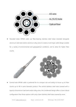 Things You Should Know About OPGW Cable | PDF | Technology & Computing