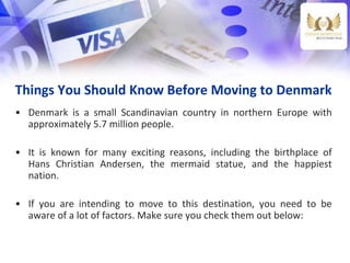 Things You Should Know Before Moving to Denmark_CredasMigrations | PPT