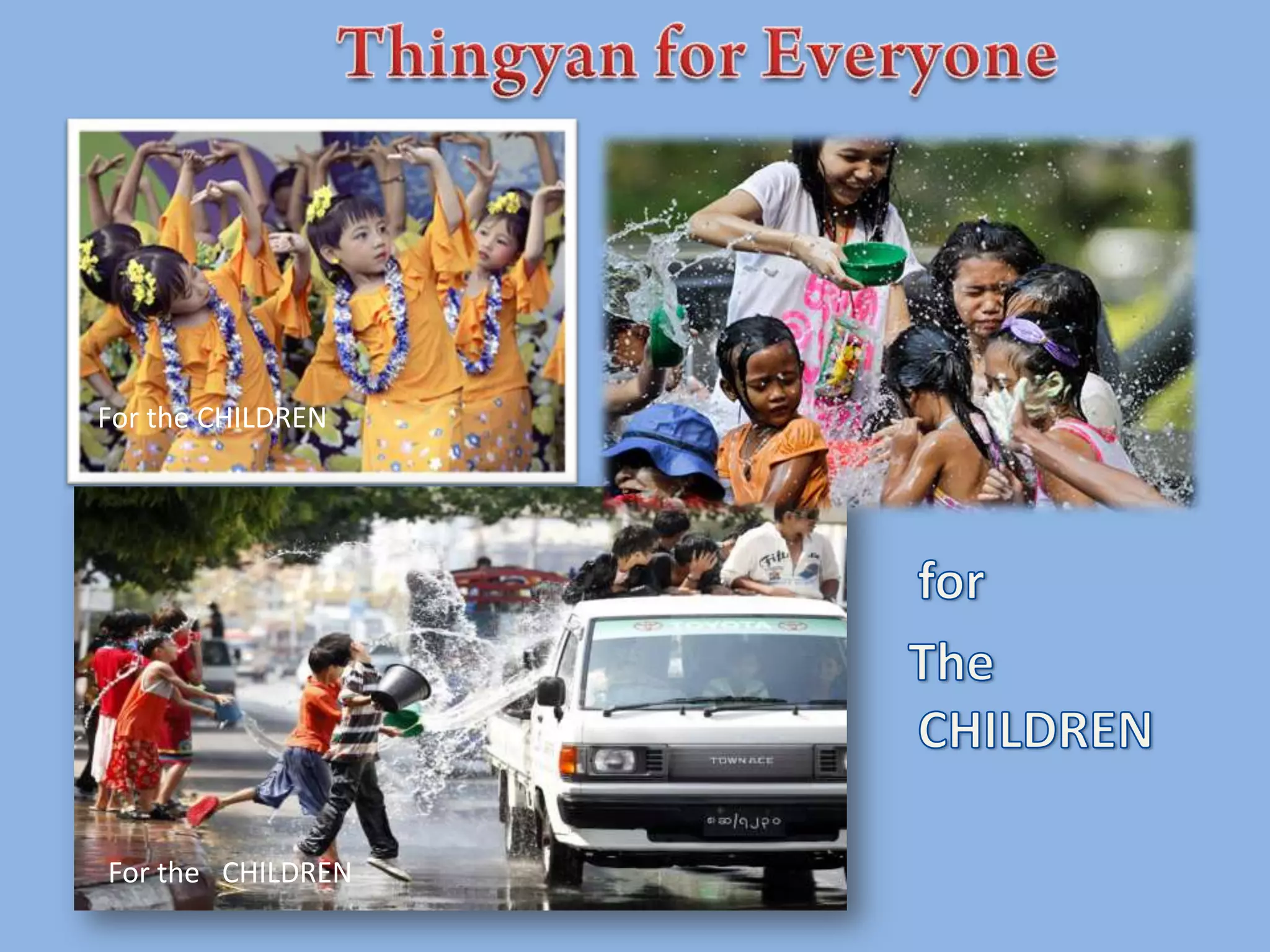 Thingyan, water festival | PPTX