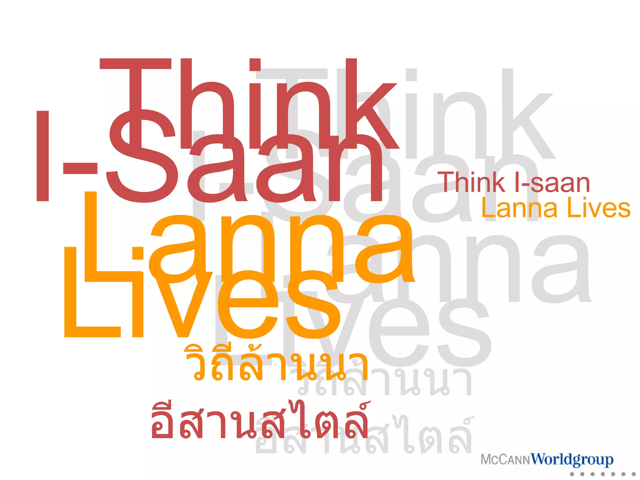 Think Isaan & Lanna | PPT