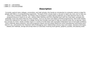 Think Java | PDF | Programming Languages | Computing