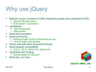Think jQuery | PPT