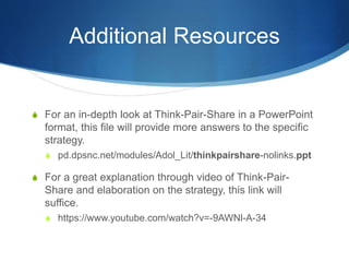 Think pair-share | PPTX