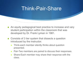 Think pair-share | PPTX