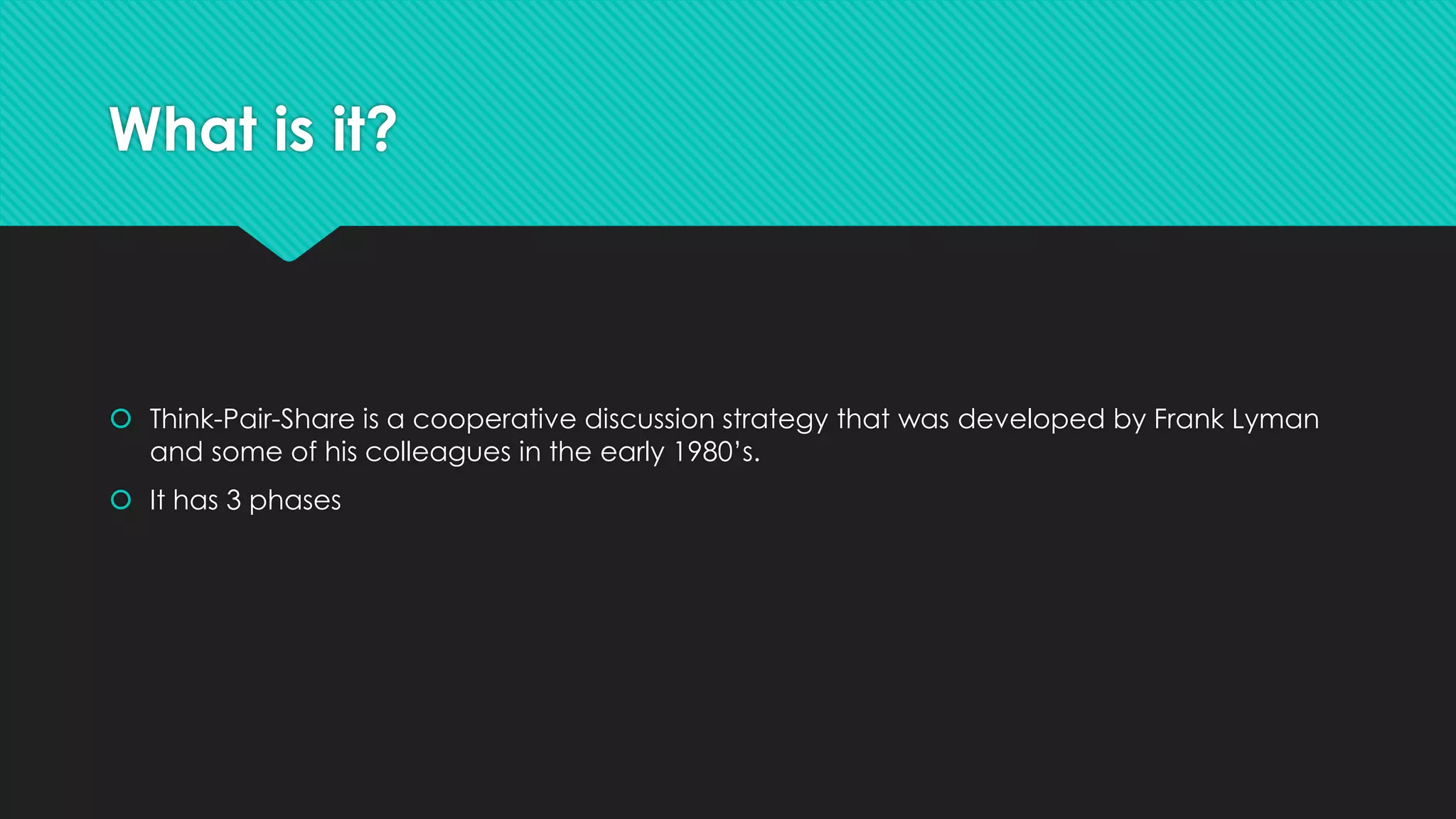 Think pair-share | PDF