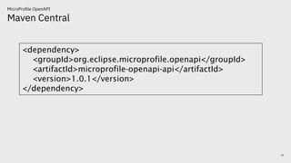 Think 2018 - MicroProfile OpenAPI | PPT | Free Download