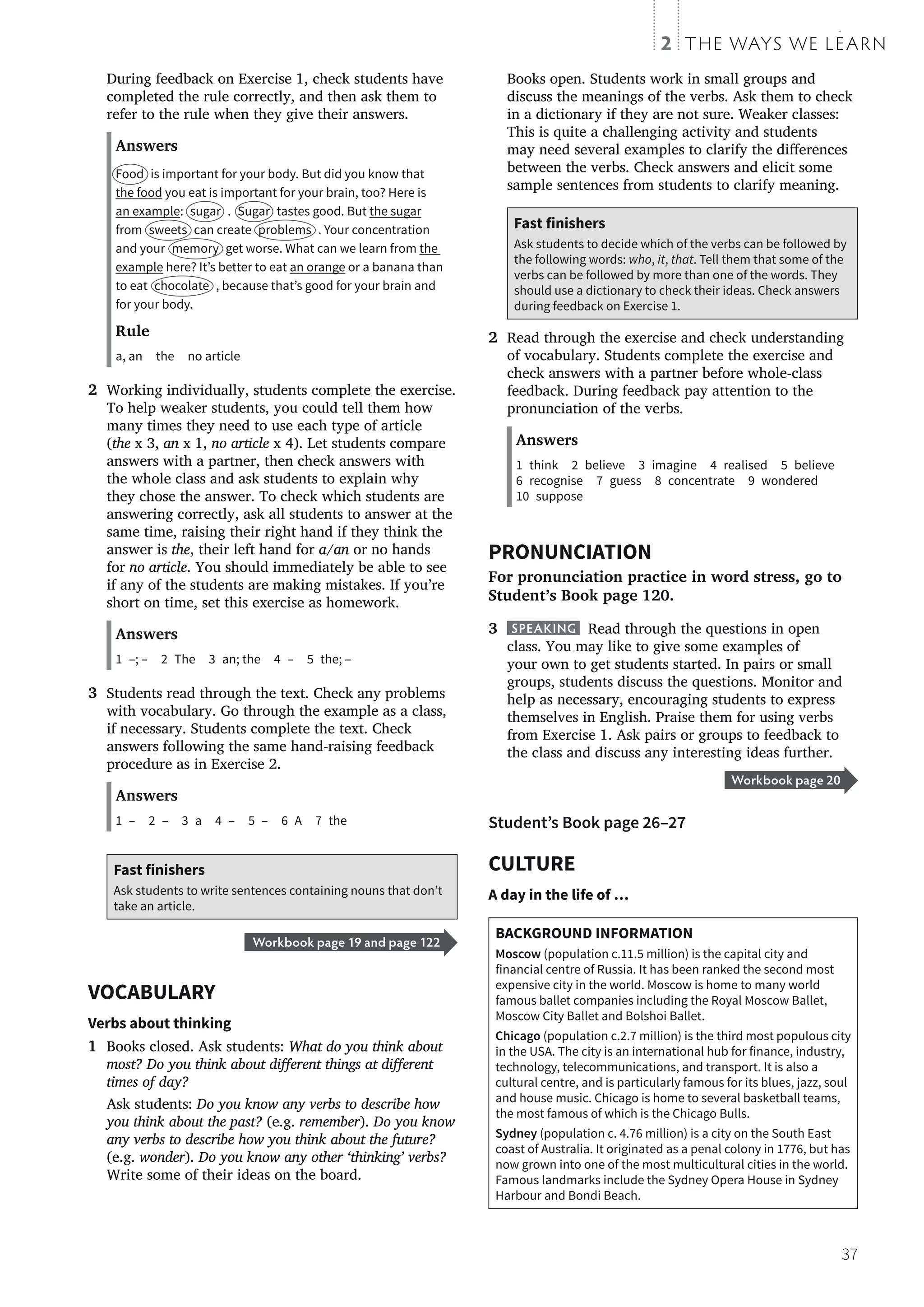 Think 2 Teacher's Book | PDF