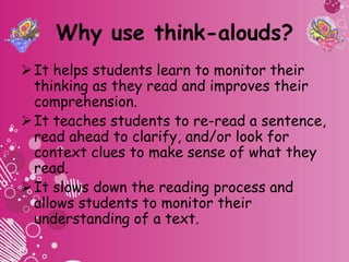 Think alouds | PPTX