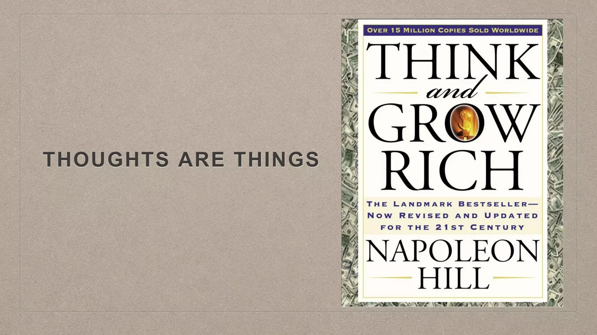 3 lessons learnt from "Think and growth rich" | PPTX