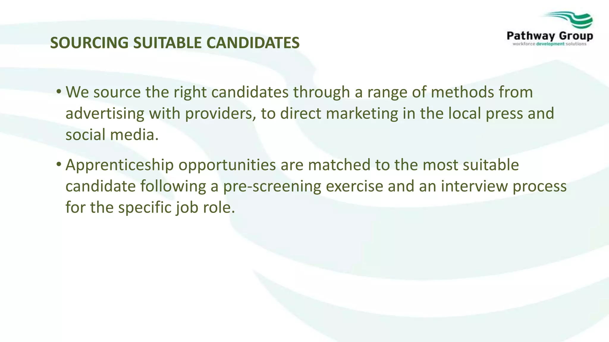 Think Apprenticeships Think Pathway | PPT