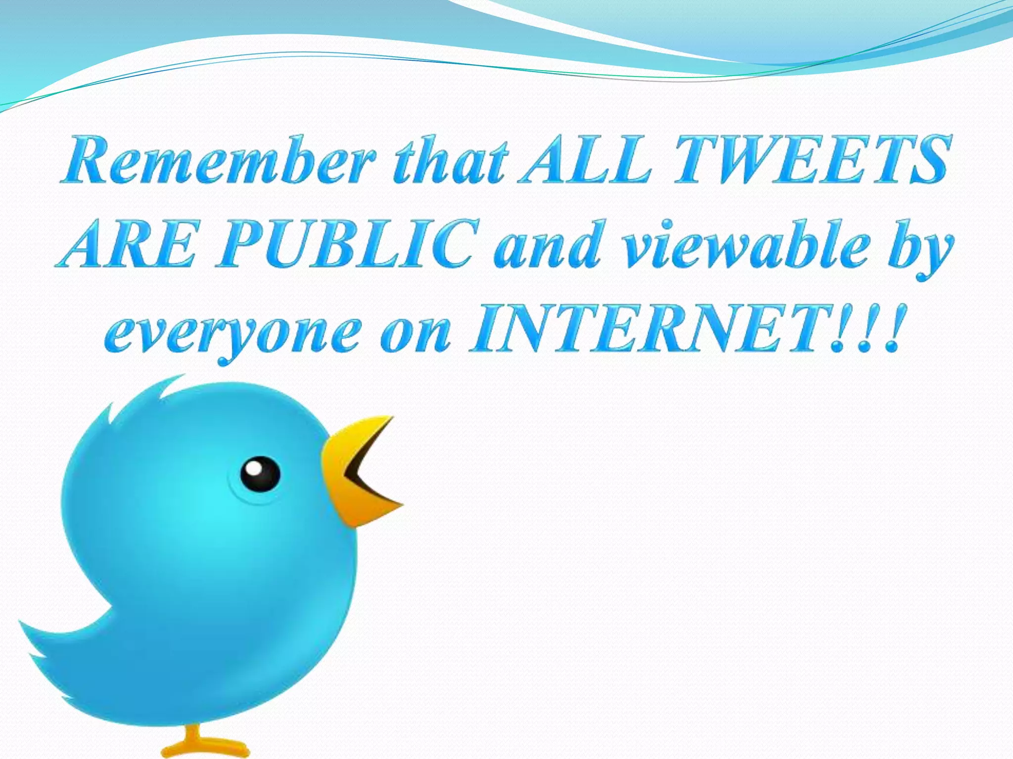 Before you Tweet:: Think | PPT