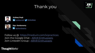 Think beyond keyboard and screen xr day 2019 | PPT