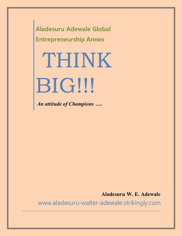 Think big | PDF