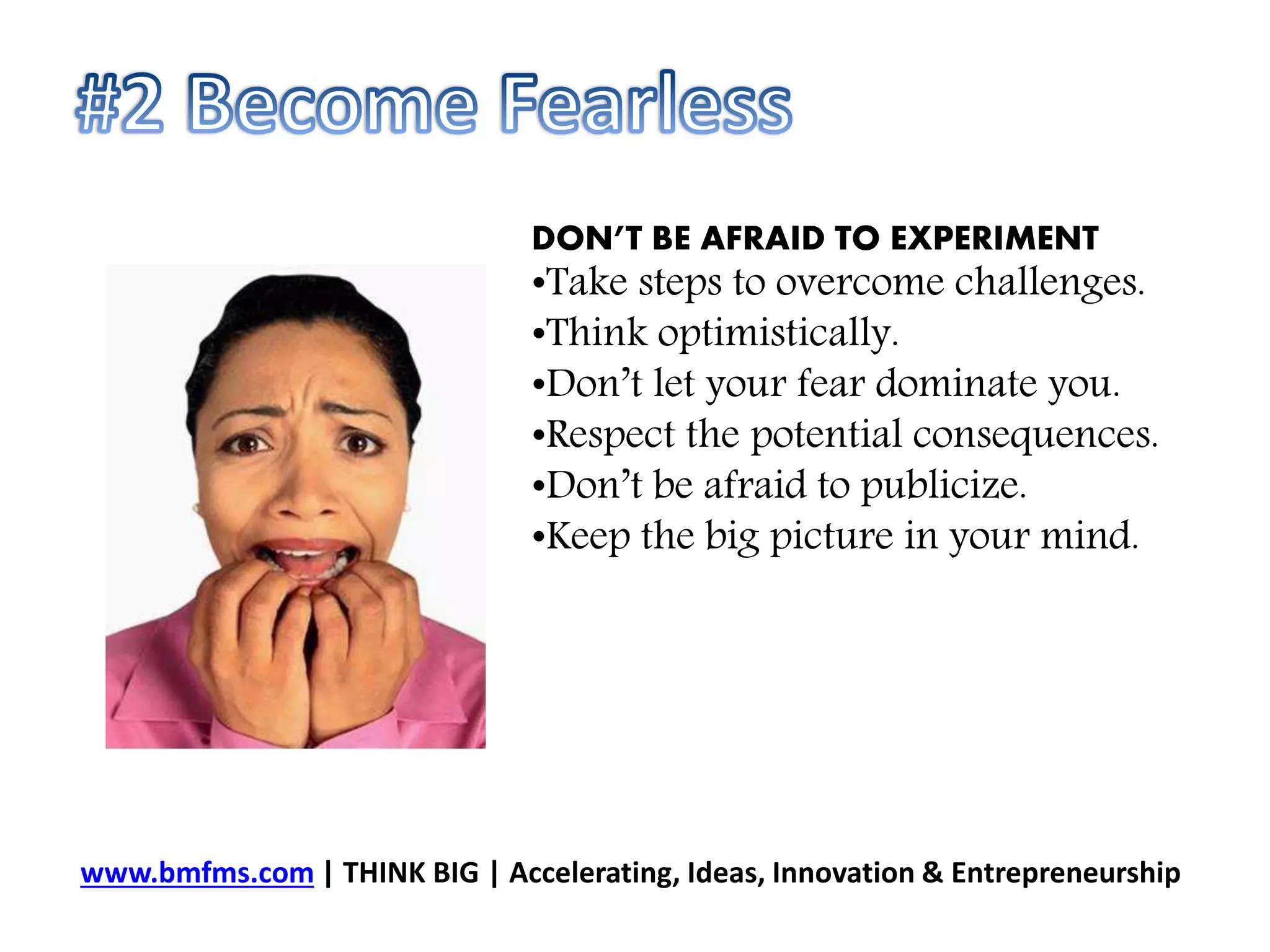 THINK BIG - 3 Tips to Start Small and Think Big | PPTX