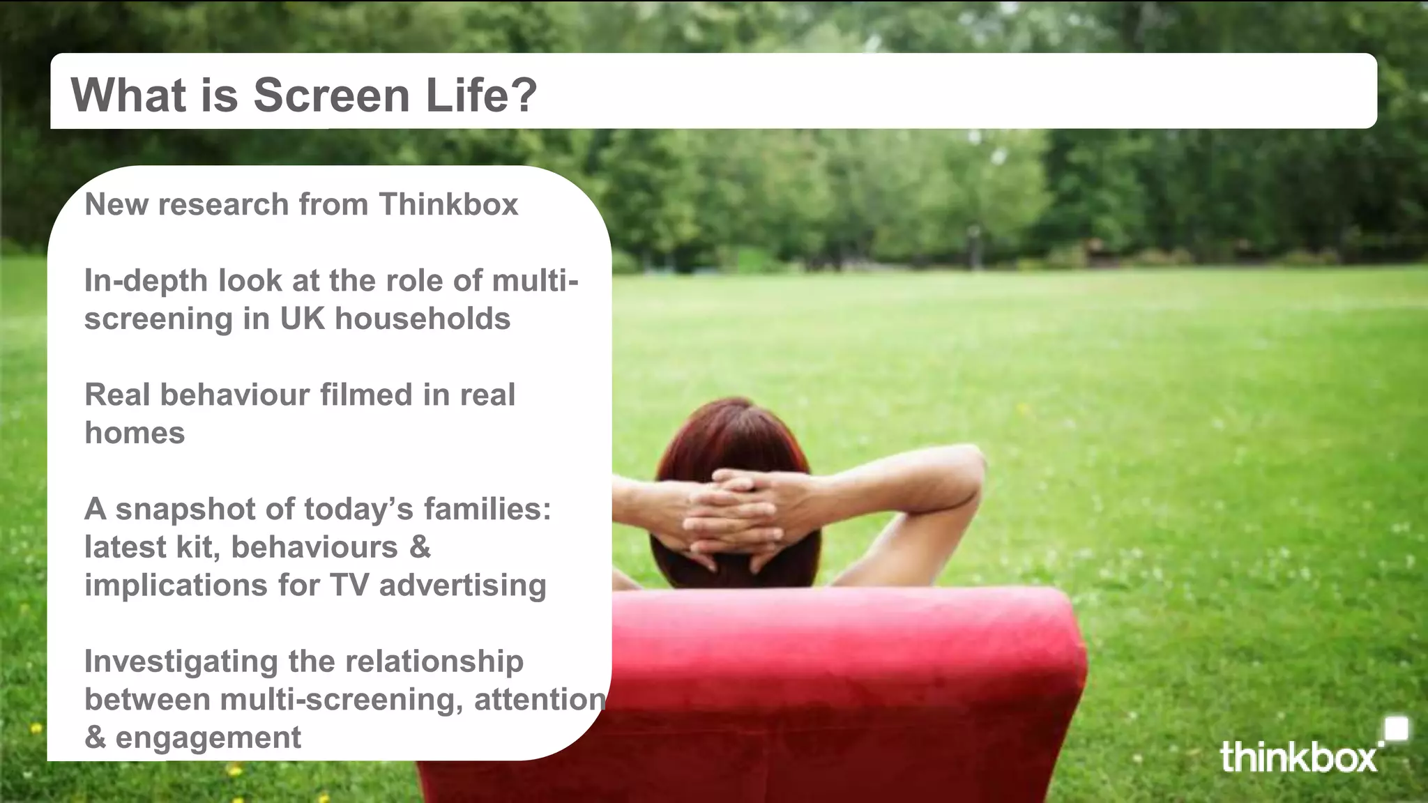 Thinkbox screen life multiscreening stats | PPTX