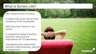 Thinkbox screen life multiscreening stats | PPTX