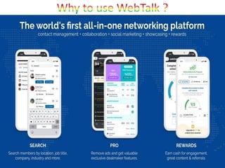 Think and decide : Why use WebTalk ? | PDF