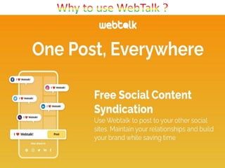 Think and decide : Why use WebTalk ? | PPT