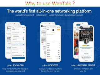 Think and decide : Why use WebTalk ? | PPT