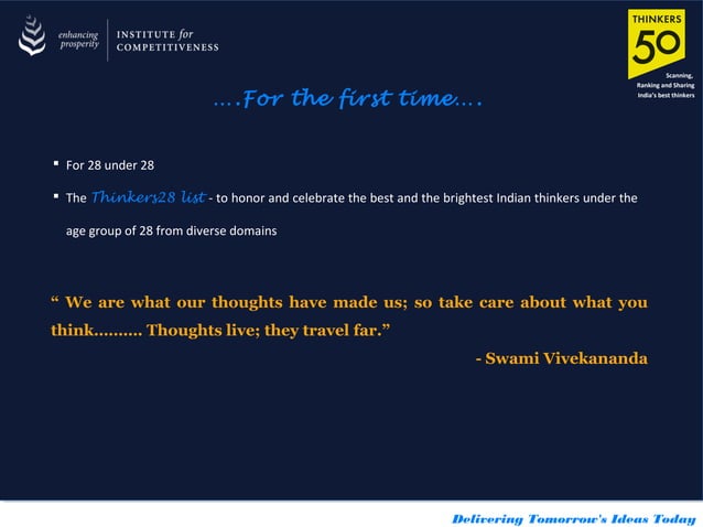 Thinkers50 presentation | PPT