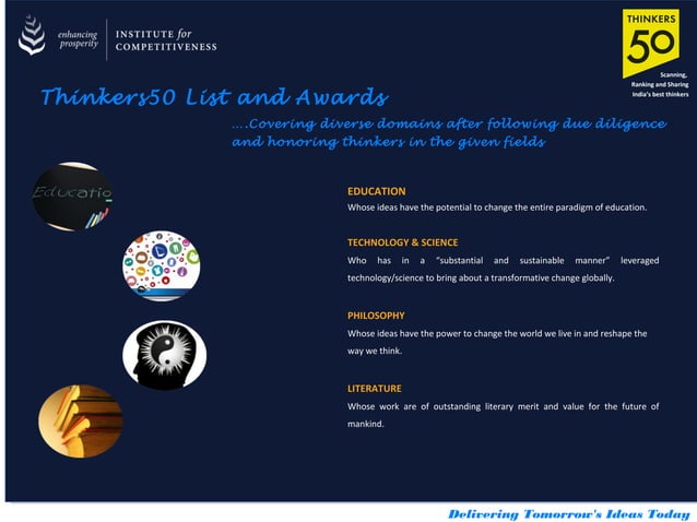 Thinkers50 presentation | PPT