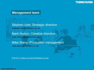 Introducing Thinkfarm | PPT