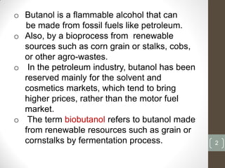Think fuel biobutanol | PDF