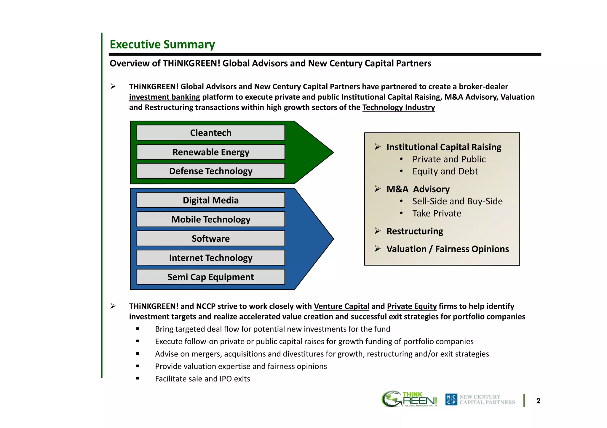 THiNKGREEN! NCCP Overview 2011 | PDF