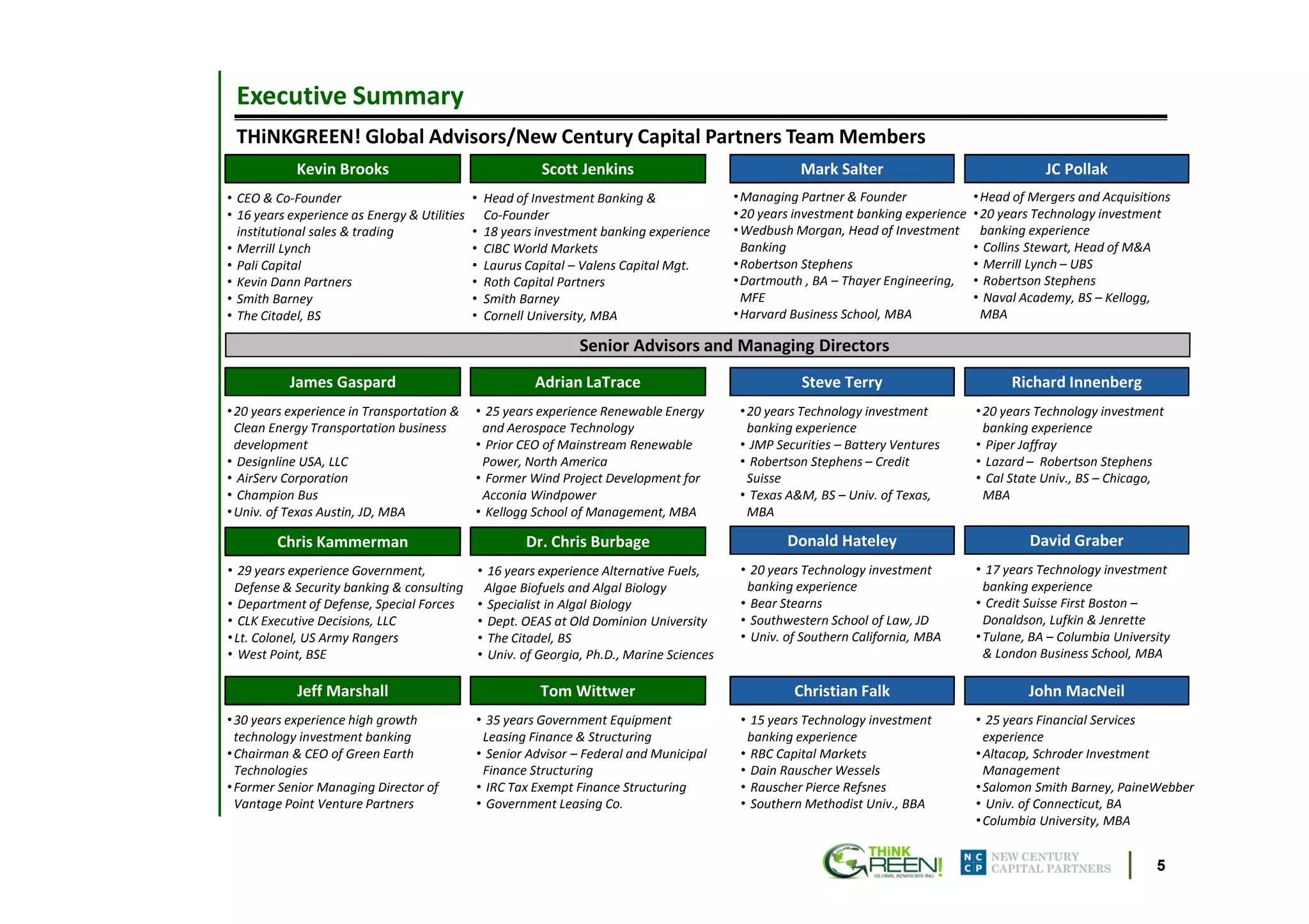 THiNKGREEN! NCCP Overview 2011 | PDF