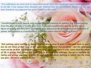 Think in enlightened self interest | PPT