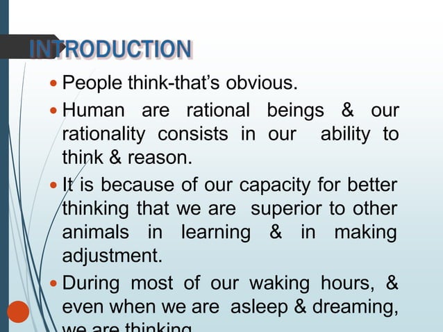 Thinking | PPT