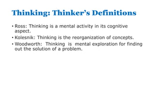 Thinking | PDF