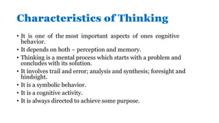 Thinking | PDF