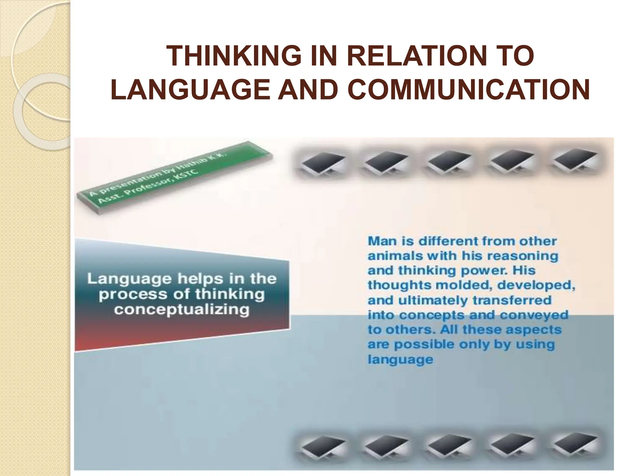 PSYCHOLOGY : COGNITIVE FUNCTION THINKING | PPTX