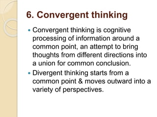 PSYCHOLOGY : COGNITIVE FUNCTION THINKING | PPTX