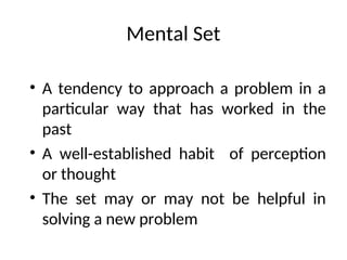 Thinking.... thought process psychology... | PPT