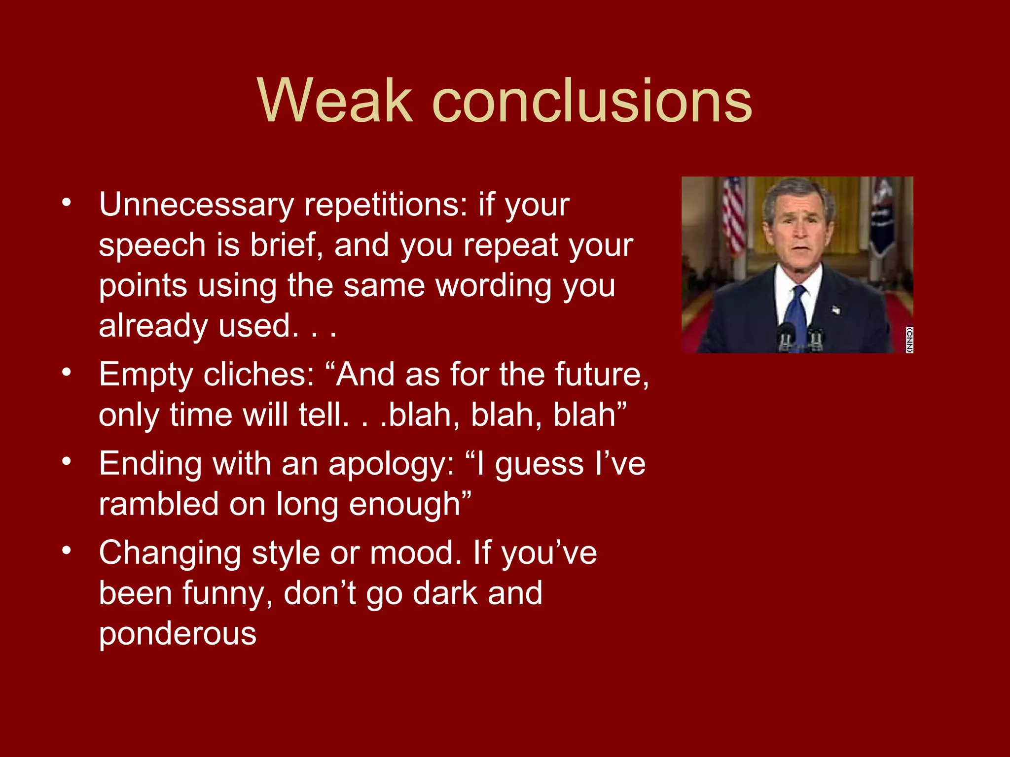 Thinking about conclusions | PPT | Mental Health | Diseases and Conditions