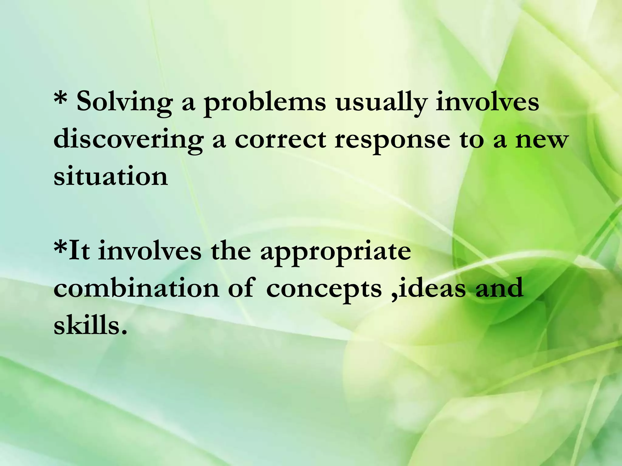 PSYCHOLOGY-Thinking and Problem Solving | PPTX