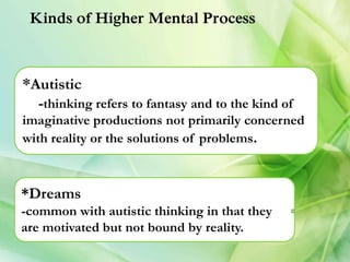 PSYCHOLOGY-Thinking and Problem Solving | PPTX