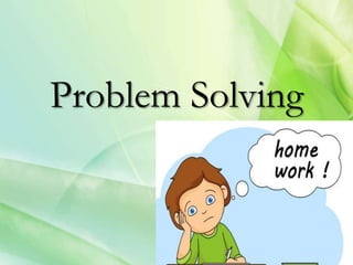 PSYCHOLOGY-Thinking and Problem Solving | PPTX