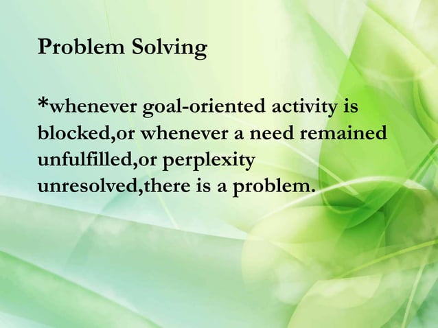 PSYCHOLOGY-Thinking and Problem Solving | PPTX