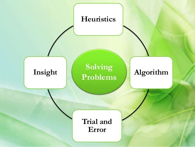Psychology Thinking And Problem Solving