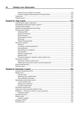 Thinking in Java. Edycja polska. Wydanie IV | PDF