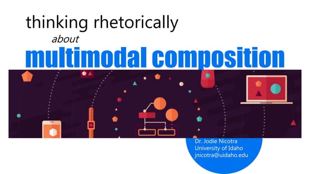 Thinking Rhetorically About Multimodal Composition | PPT