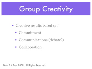 Thinking Together: Thinking Styles and Group Creativity | PPT