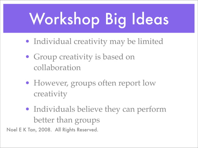 Thinking Together: Thinking Styles and Group Creativity | PPT