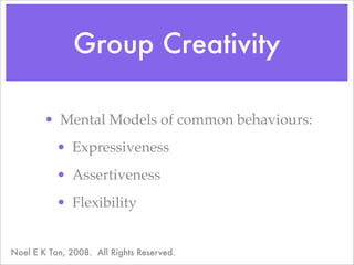 Thinking Together: Thinking Styles and Group Creativity | PPT