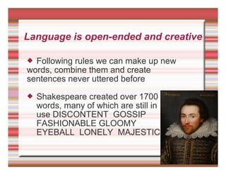 Thinking about language | PPT | Science